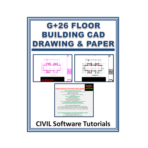 G+26 Floor Building Cad Drawing & Paper – Digital Education : Martcost.com